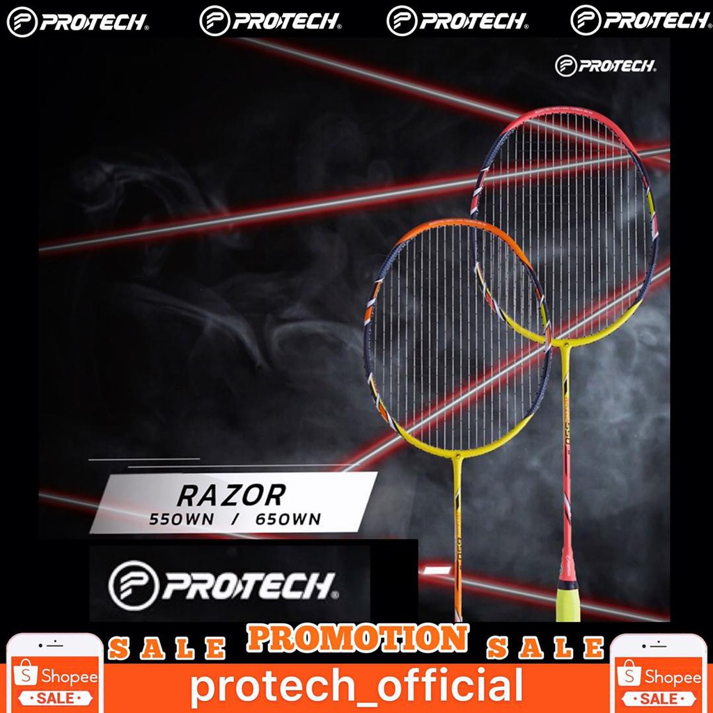 PROTECH RAZOR 150WN RACKET RACQUET (FREE GRIP + FREE STRING) | Shopee ...