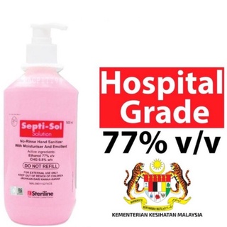 SEPTI-SOL SOLUTION HAND SANITIZER 500ML (exp2024) | Shopee Malaysia