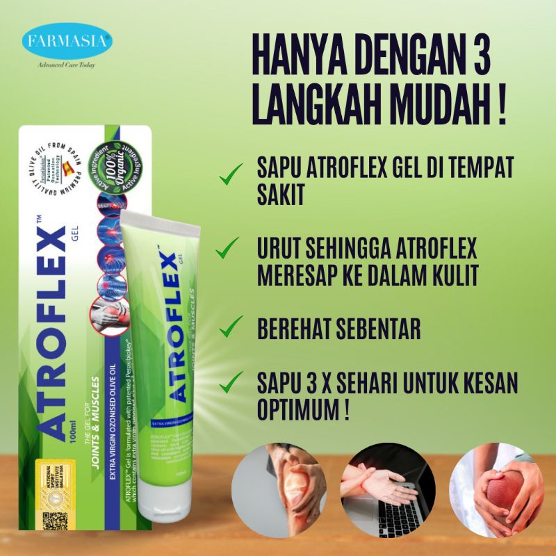 Atroflex Gel 100ml Relieve Joints And Muscle Pain Alpro, 47% OFF