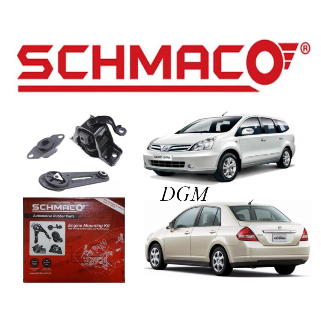 SCHMACO Nissan Grand Livina Latio 1.6 Auto/Manual Engine Mounting Kit ...