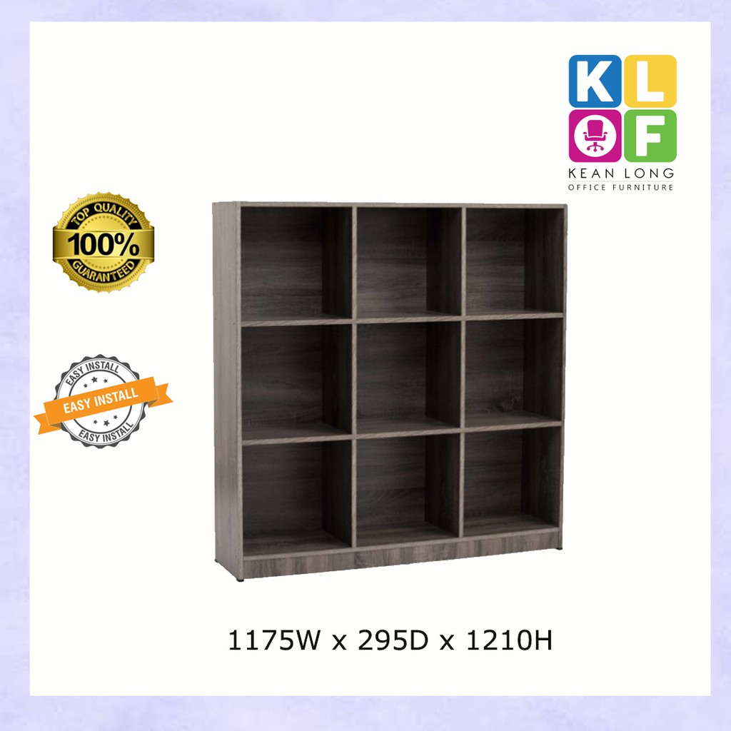 KLOF Almari 9 petak terbuka / Almari fail Terbuka / Multipurpose File ...