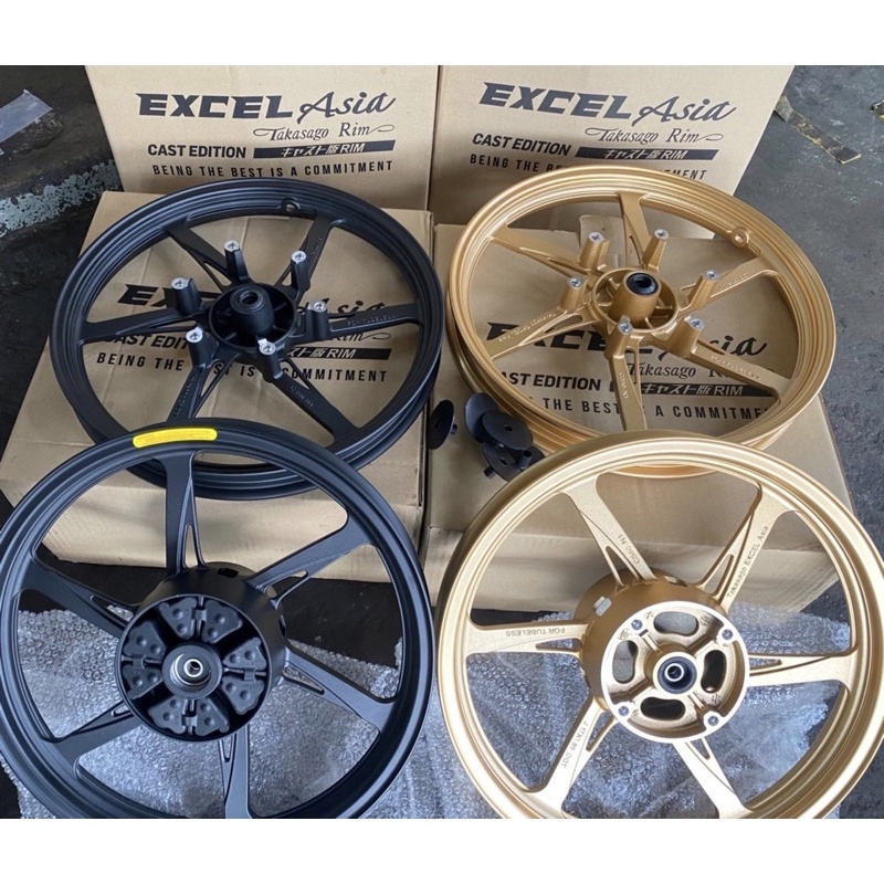 SPORT RIM RS150 EXCEL WHEELS(CS60-N3) 160/185*17 | Shopee Malaysia