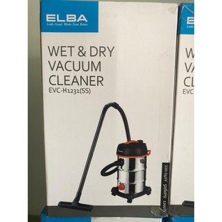 ELBA WET, DRY & BLOW VACUUM CLEANER EVC-H1231 + ELBA JUG KETTLE EJK-F1723G(BK) | Shopee Malaysia