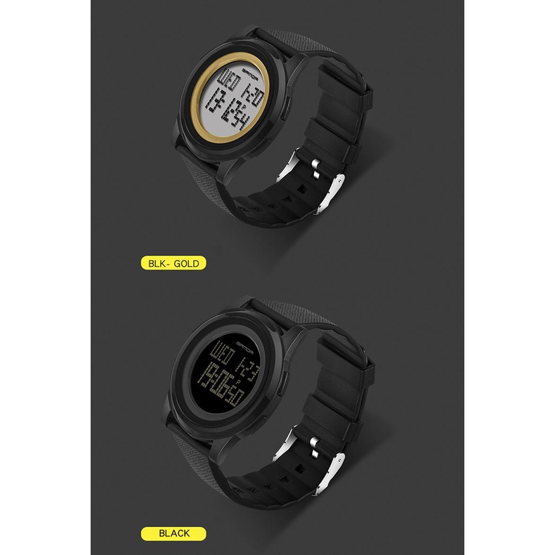 SANDA Watch 9mm Super Slim Men 39;s Watch Luxury Electronic LED Digital ...