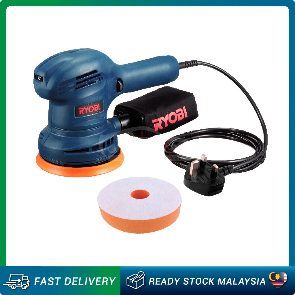 Ryobi RSE-1250 Random Orbit Polisher 125mm Japan Power Tools Sander ...