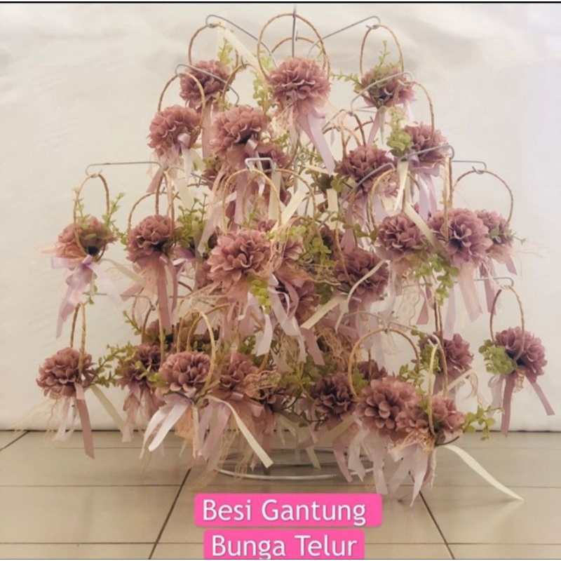 BESI GANTUNG BUNGA TELUR IRON HANGING (BESI ONLY) | Shopee Malaysia