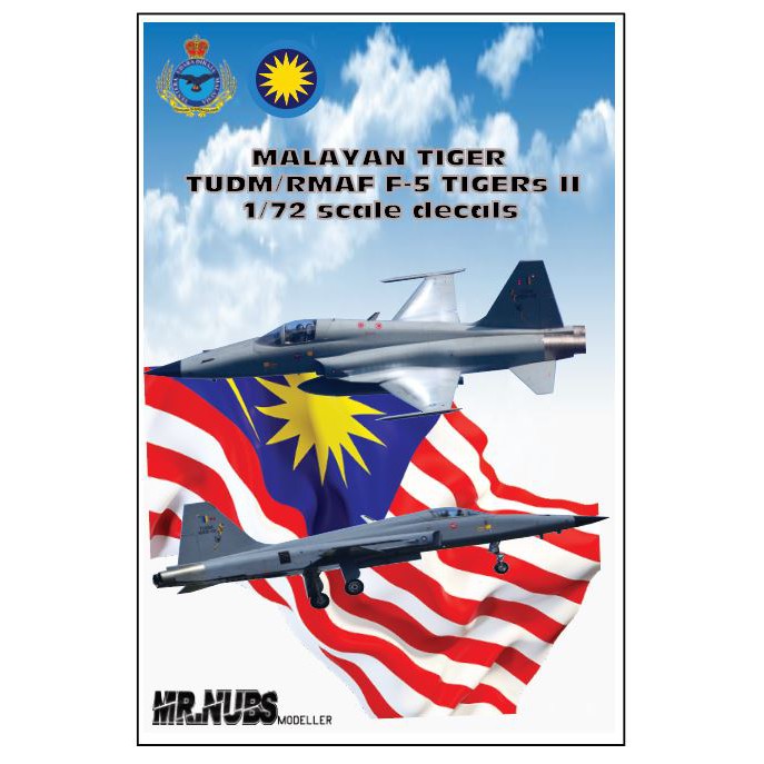 1:72 scale TUDM / RMAF F-5B/E/F Tiger II Decals | Shopee Malaysia