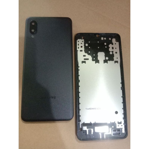 SAMSUNG A02 FULLSET HOUSING Frame Front Middle high Quality | Shopee ...
