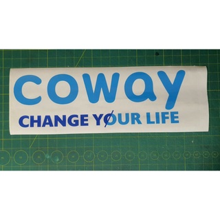 DESIGN BARU COWAY| COWAY STICKER TAMPAL LUAR CERMIN, STICKER PROMOTE ...