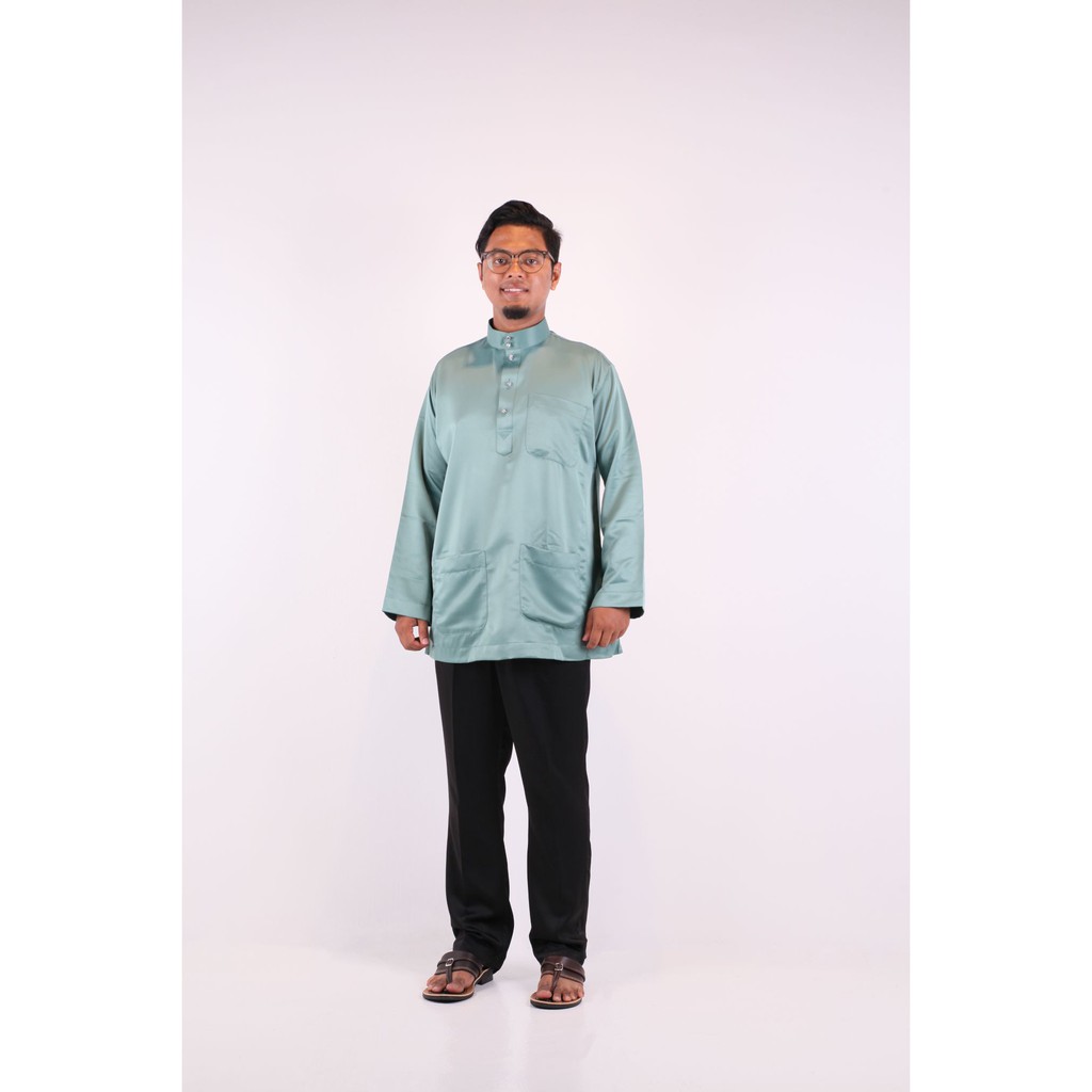 BAJU MELAYU SAHAJA HELAI PEARL SKIN LELAKI DEWASA | Shopee Malaysia