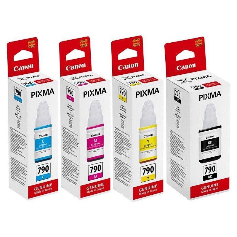 CANON GI-790 BK/GI-790C/GI-790M/GI-790Y ORIGINAL CANON REFILL INK ...