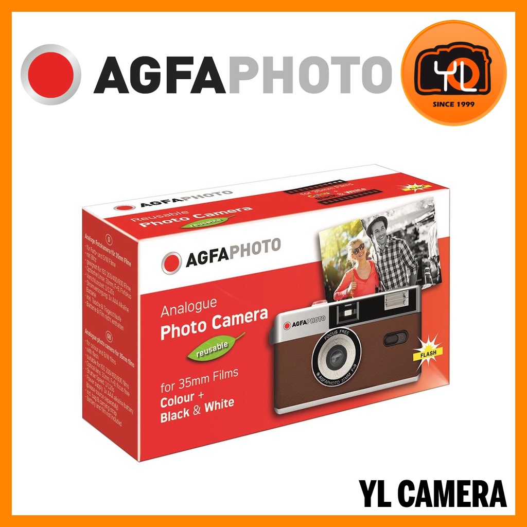 AgfaPhoto 31mm F9 Focus Free Reusable Film Camera | Shopee Malaysia
