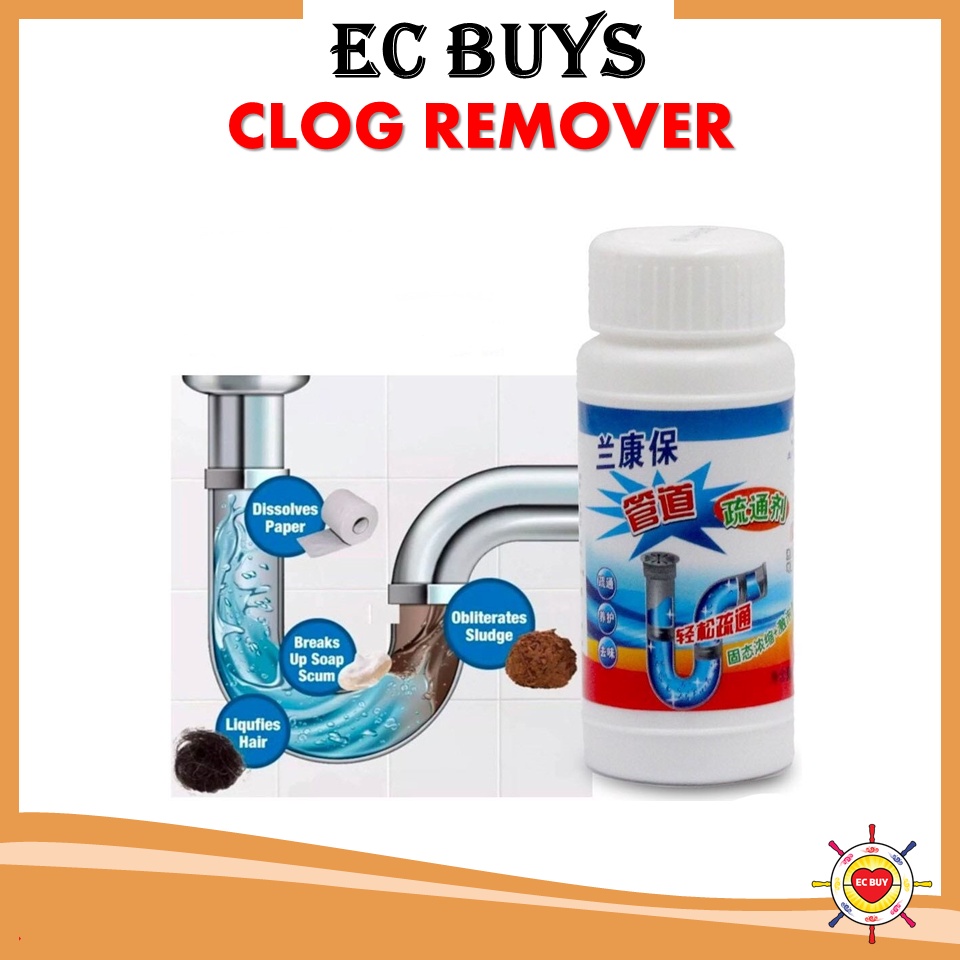 ECBUYS Clog Remover Drain Pipe Basin Cleaner Clogged Drainage Remover ...