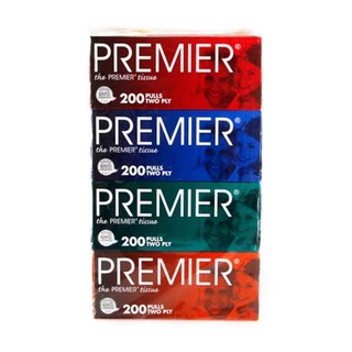 PREMIER Facial Tissue (4 Boxes x 200's ) (100%VIRGIN PULP) | Shopee ...