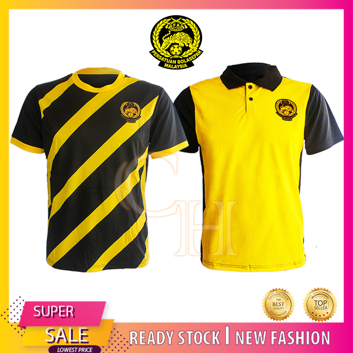 (HARGA BORONG) MEN JERSEY PERSATUAN BOLA SEPAK MALAYSIA T-SHIRT SHORT SLEEVES(BAJU JERSI LELAKI ...