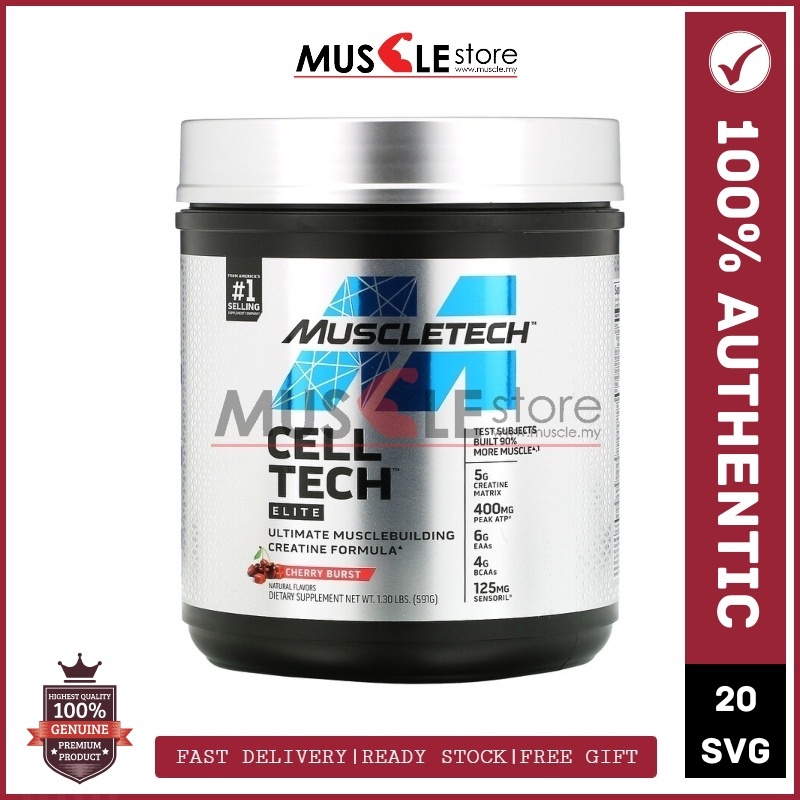 MuscleTech Cell Tech Elite 20 servings Post Workout, Muscle Strength ...