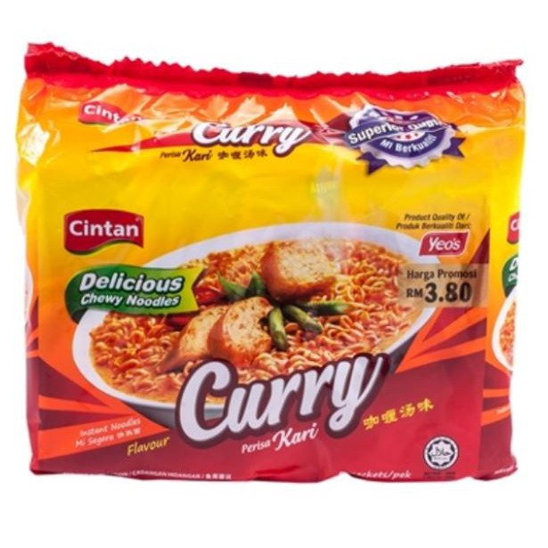 Cintan Curry Flavour Instant Noodles (5 Packs) | Shopee Malaysia