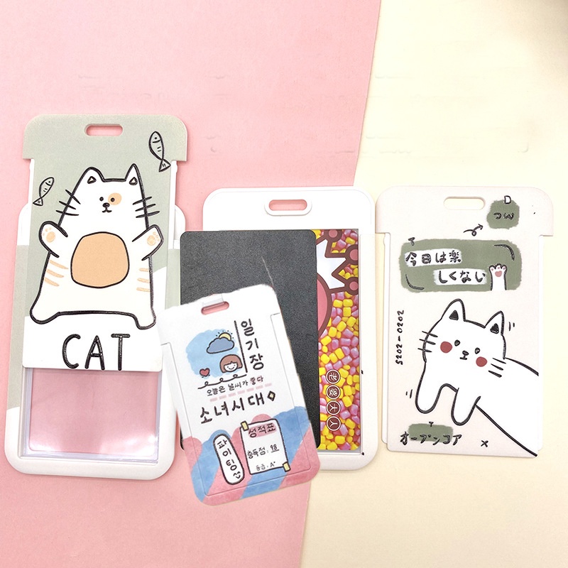 Bus Card Cover Student Meal Card Kindergarten Pick-up Card Set Brand ...