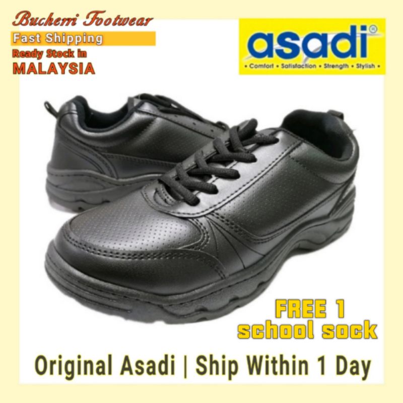 Asadi kasut sekolah /school shoe 6559 | Shopee Malaysia