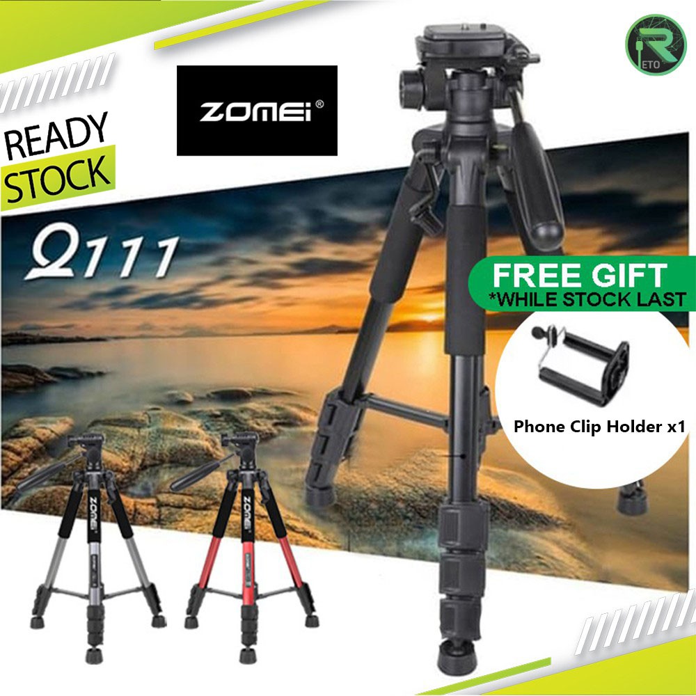 Zomei Q111 Professional Travel Portable Aluminum Tripod With Original ...