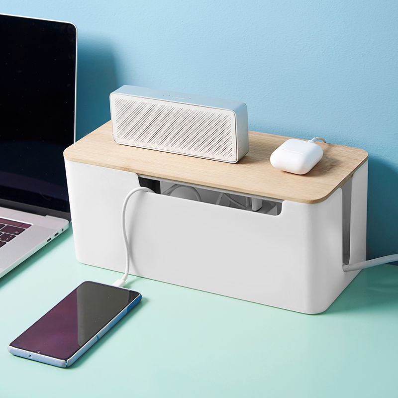 Cable Management Storage Box Minimalist Cable Organizer Box & Safety ...