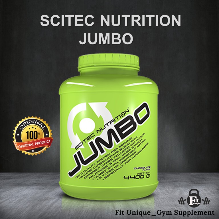 (READY STOCK) SCITEC NUTRITION JUMBO - MASS GAINER (4400g) | Shopee ...