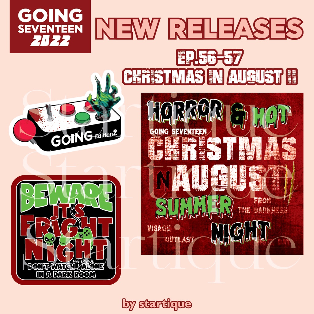 GOING SEVENTEEN 2022 STICKER SET | Shopee Malaysia