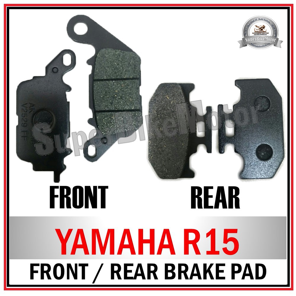 YAMAHA R15 - FRONT / REAR Disc Brake Pad | Shopee Malaysia YAMAHA R15 - FRONT / REAR Disc Brake Pad | Shopee Malaysia