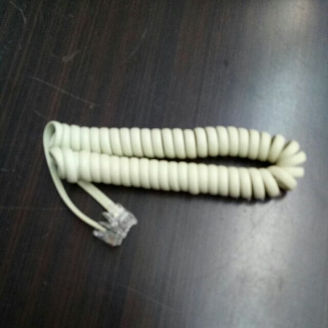 Telephone cable spring cord 4core (5 pcs) | Shopee Malaysia