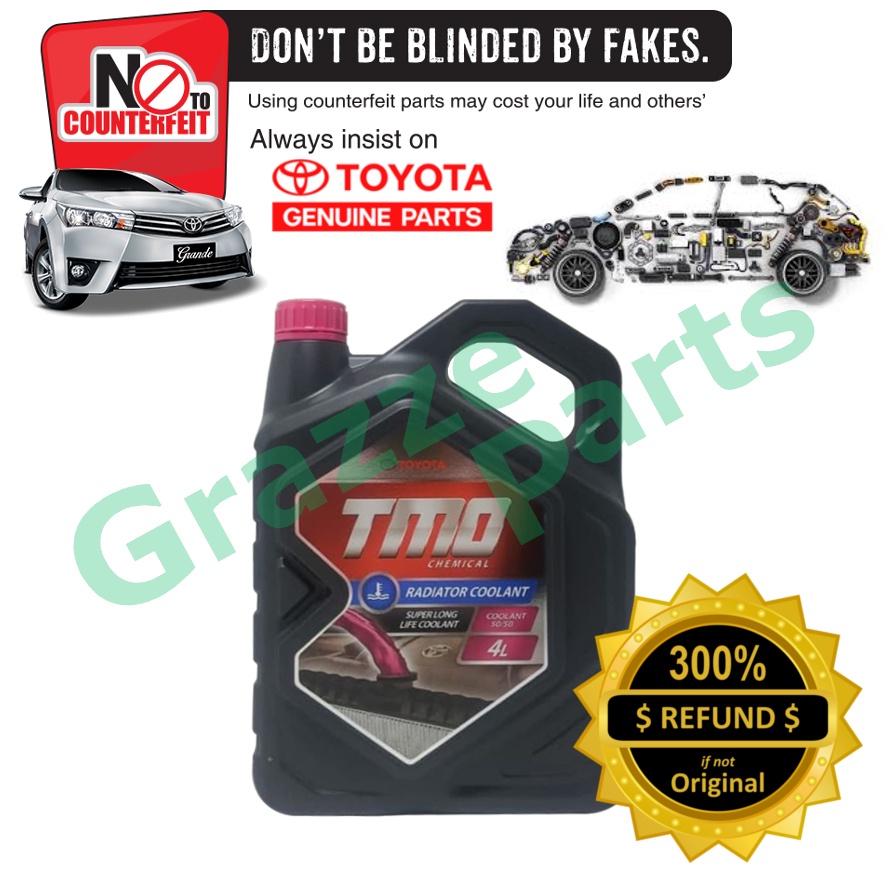 (4L) *Imported* Toyota TMO Chemical Super Long Life Coolant 50/50 ...