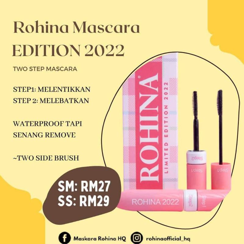 Maskara Rohina Edisi 2022 Viral | Shopee Malaysia