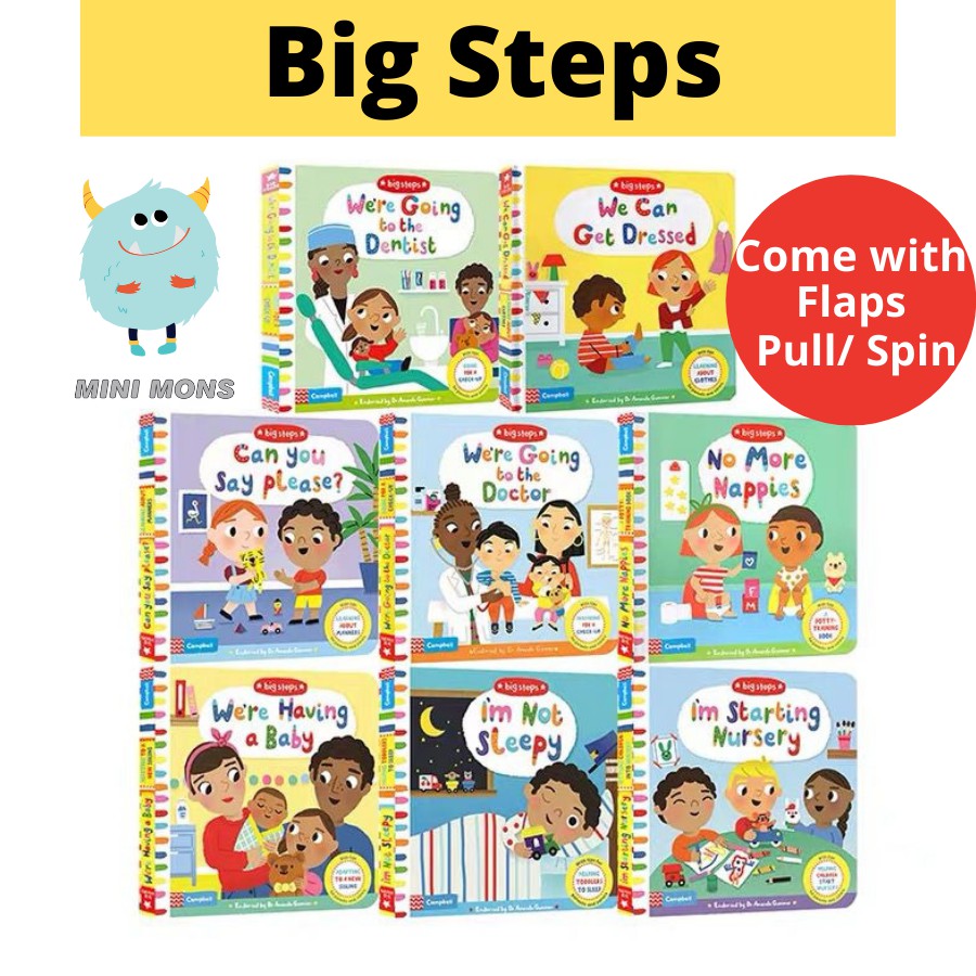 Original Big Steps Series Campbell Board Book Lift the Flap Baby Kids ...