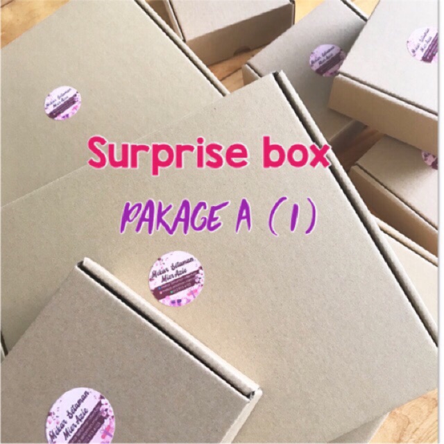 Gift Box: Hadiah dalam kotak (package A1) to beloved person - Surprise ...