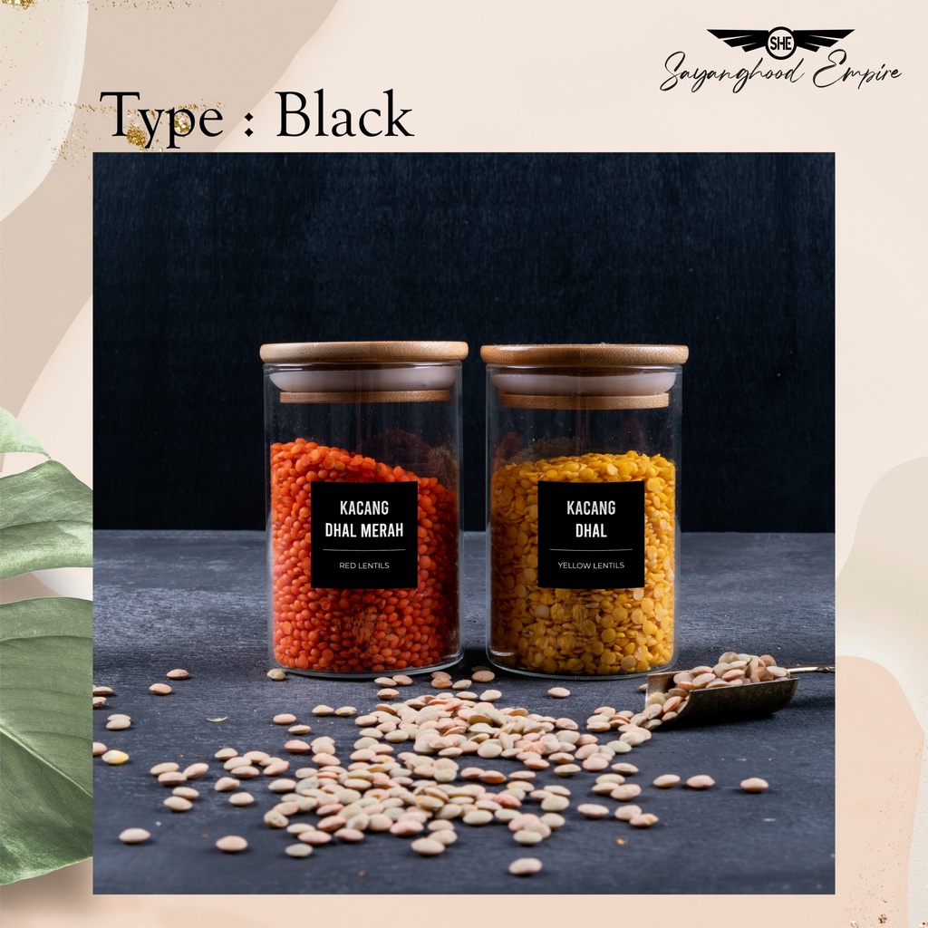 Sticker Dapur -Label Pantry-Sticker Balang Dapur -Kitchen Label ...