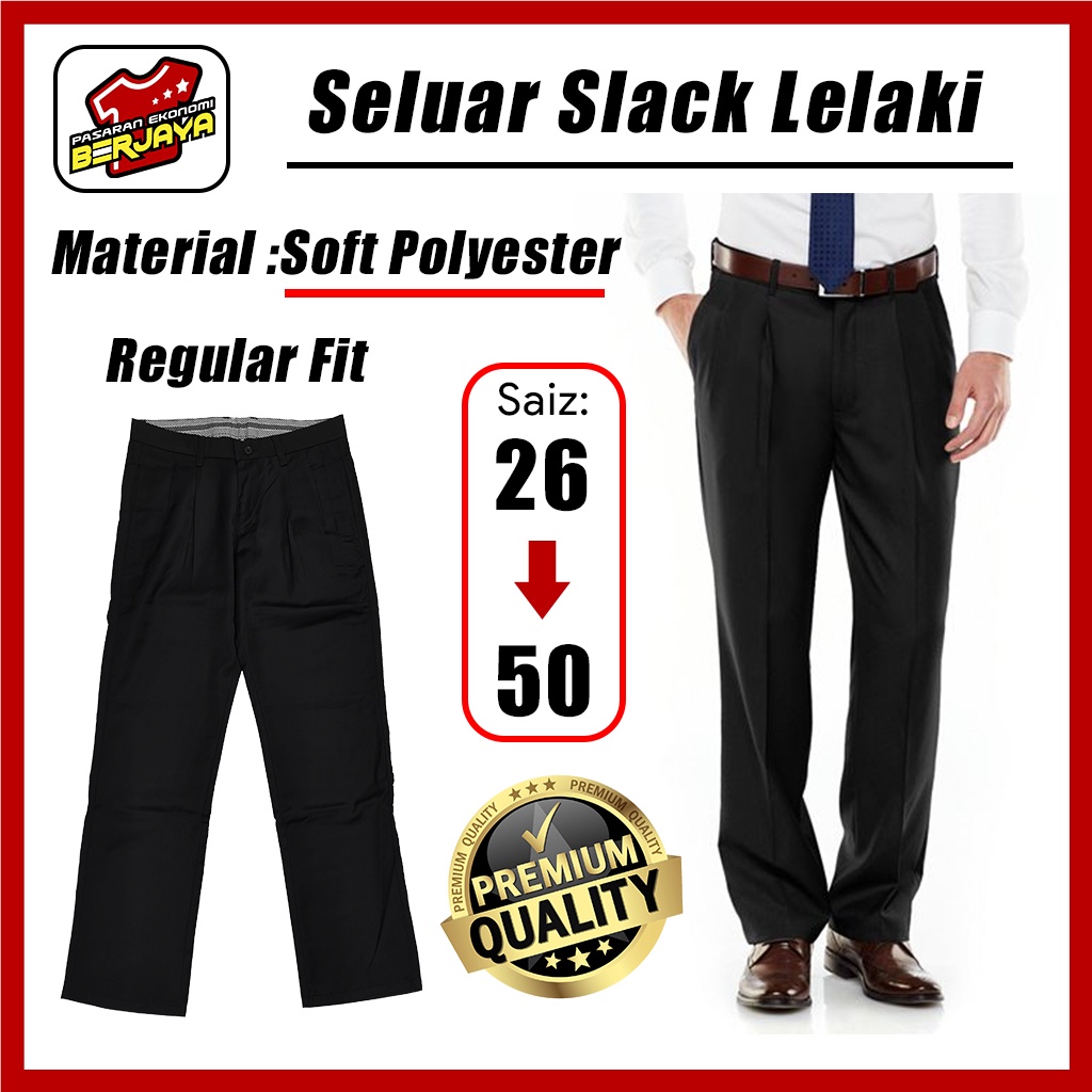 Seluar Slack Lelaki/Seluar Kerja/BT-206 Men Slack Long Pant /Seluar ...