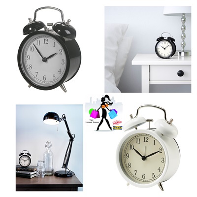 DEKAD Alarm clock, black/white | Shopee Malaysia