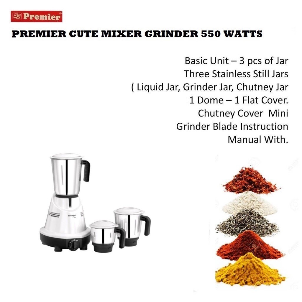 PREMIER CUTE 3 JAR MIXER | Shopee Malaysia