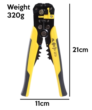 5 in 1 Self Adjustable WIRE STRIPPER & CRIMPER Pliers Cable Cutter ...