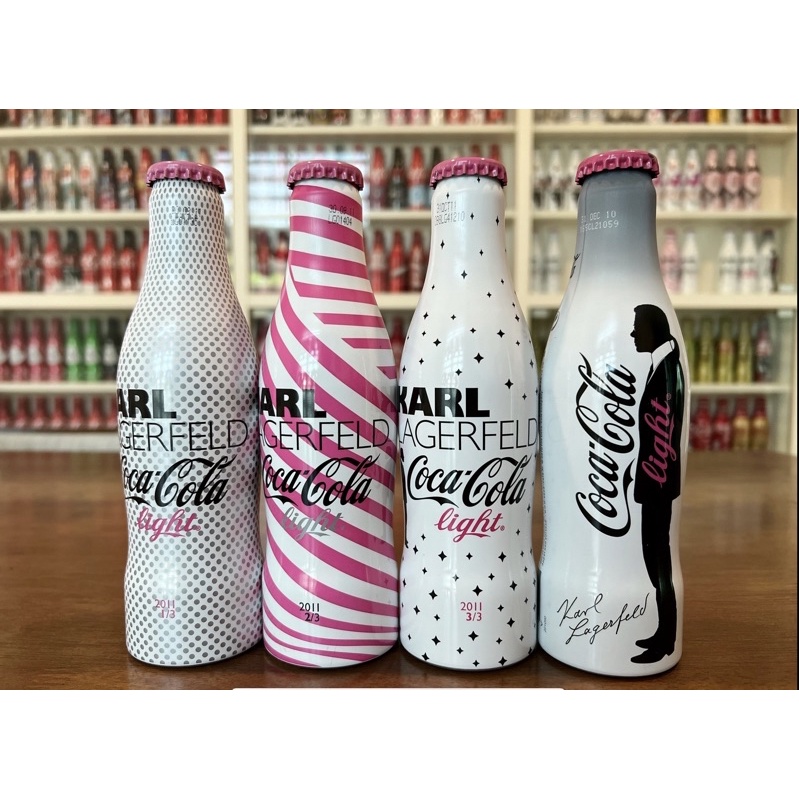 France Coca Cola Coke Light Karl Lagerfeld Aluminum Bottle | Shopee ...