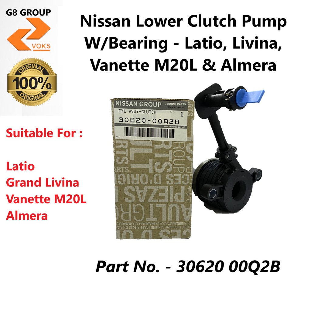 Nissan Lower Clutch Pump W/Bearing - Latio, G.Livina, Vanette M20L ...
