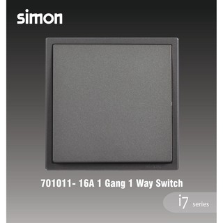 Simon I7 Series Switch / Switches & Socket Outlet Matt Grey/Golden ...