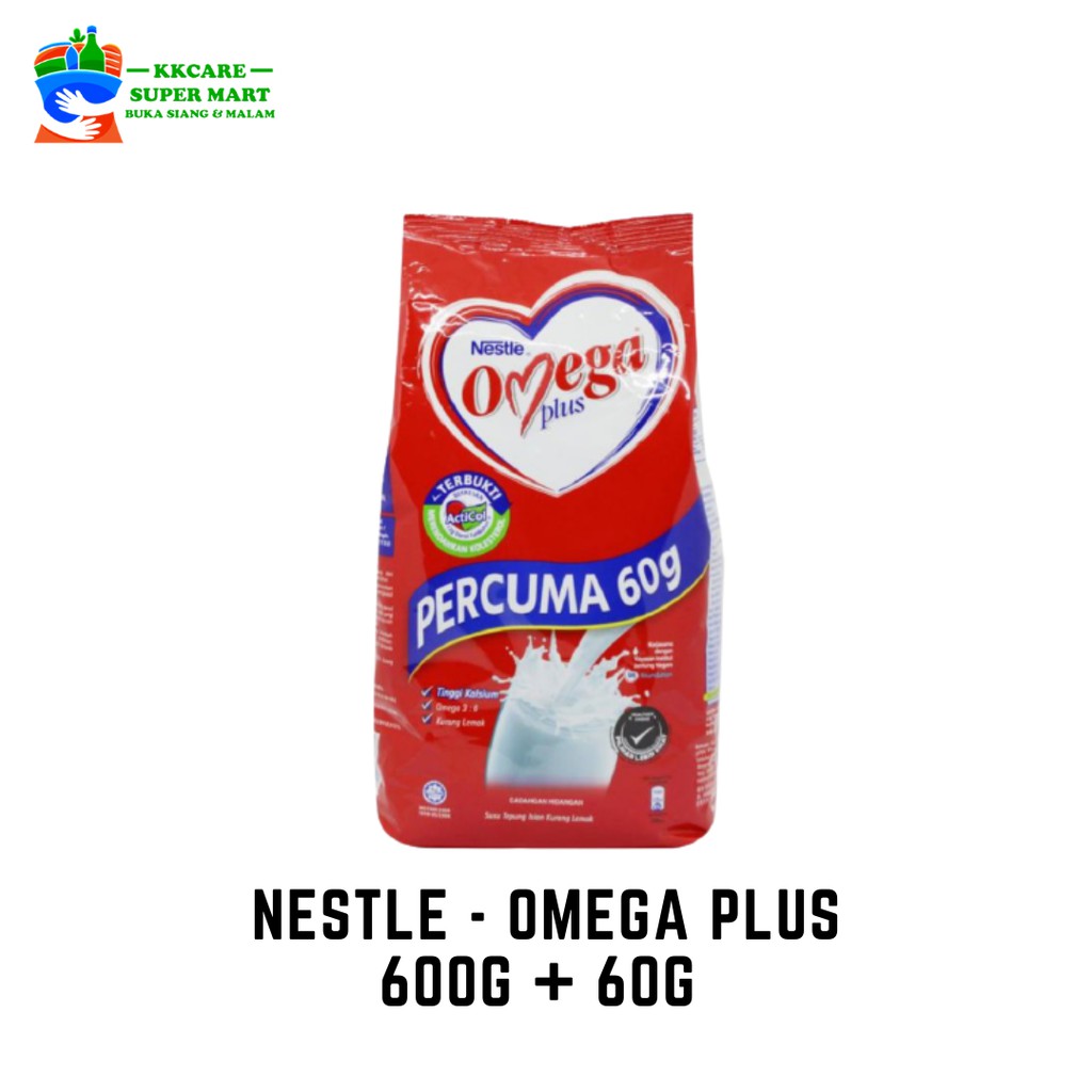Nestle - Omega Plus / Percuma ( 600g + 60g) | Shopee Malaysia