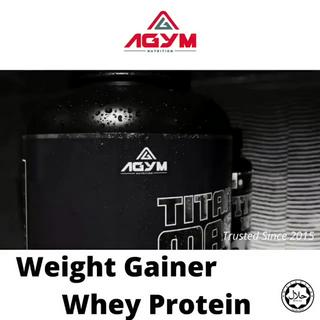 🇲🇾AGYM Nutrition Mass Weight Gainer, TITAN MASS, 4.4Lbs/2Kgs, Increase ...