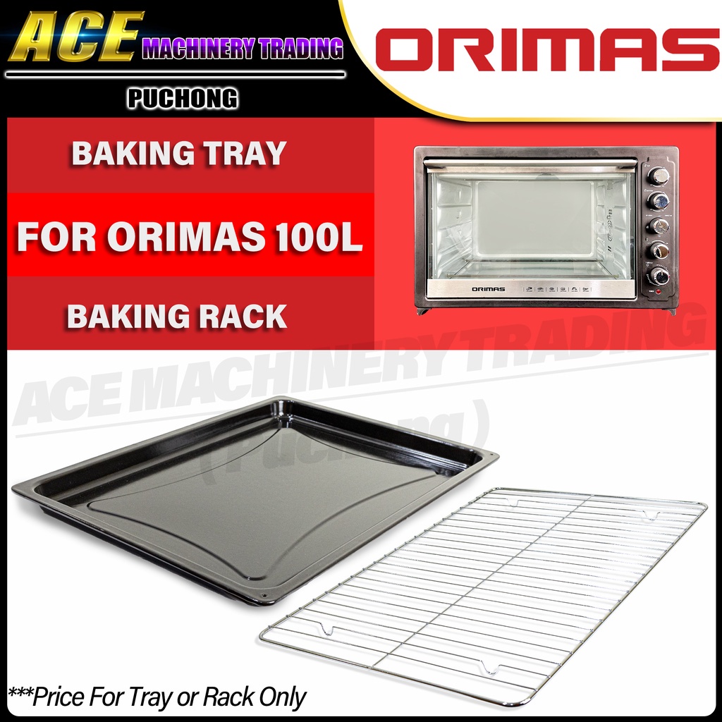 [Accessories ONLY] ORIMAS 100L Electric Oven Bake Tray Wire Grill Rack ...