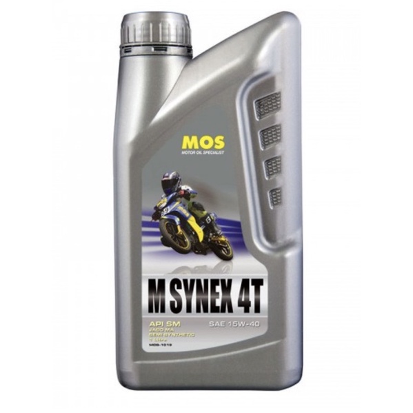 MOS M SYNEX 4T Oil SAE 15W-40 API SM JASO MA2 | Shopee Malaysia