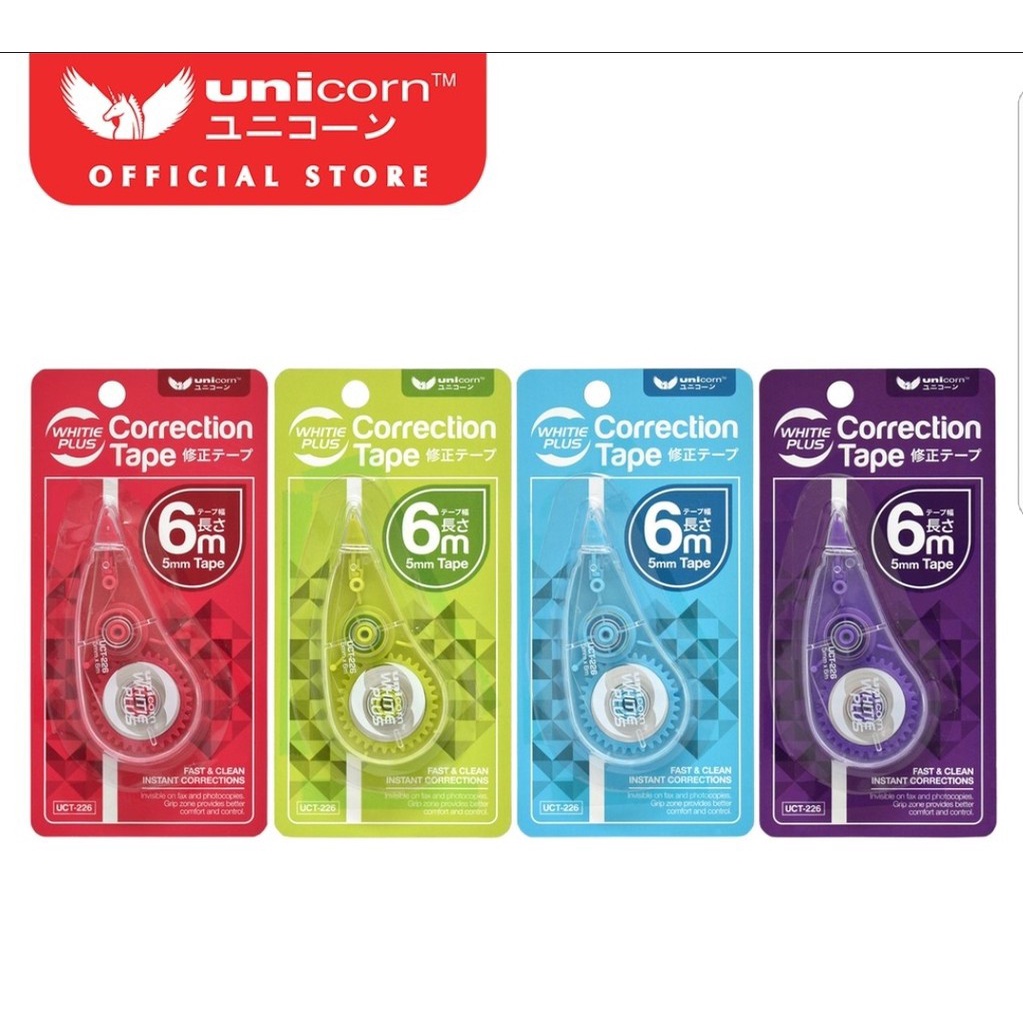 Correction Tape Unicorn UCT-226 (5mmx6m) | Shopee Malaysia