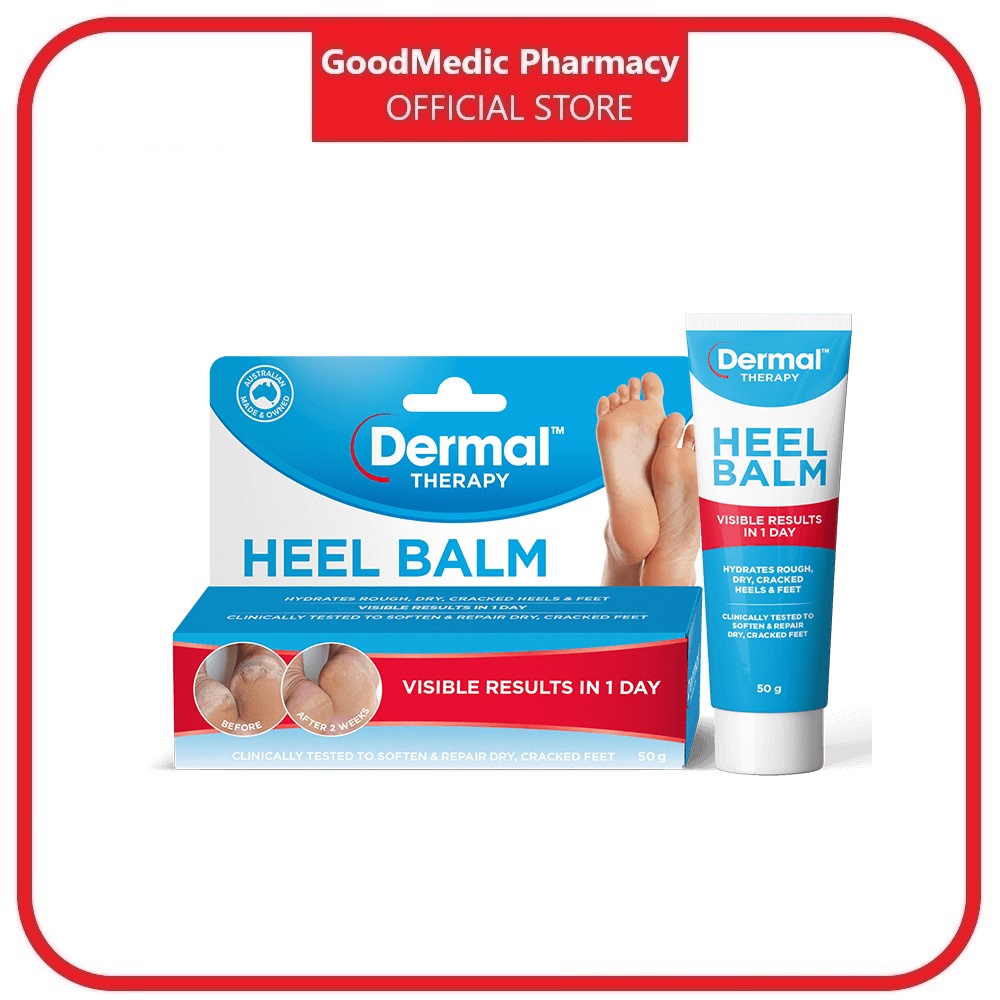 Dermal Therapy Heel Balm Rapid Relief For Very Dry, Cracked, Sensitive ...