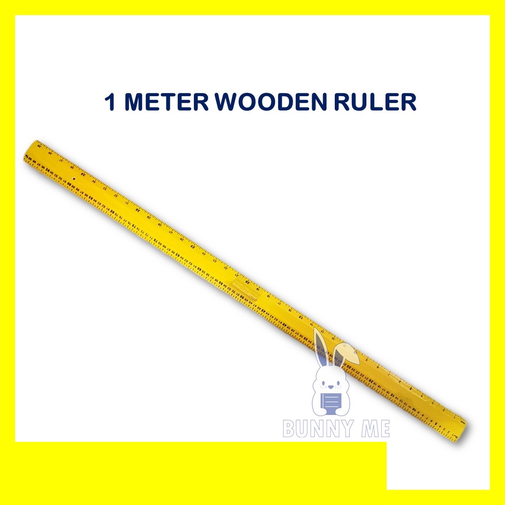 1 METER WOODEN RULER // PEMBARIS | Shopee Malaysia