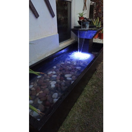 S60 Yellow 6x2 Feng Shui Water Pond Fountain Kolam Air Sandstone Garden ...