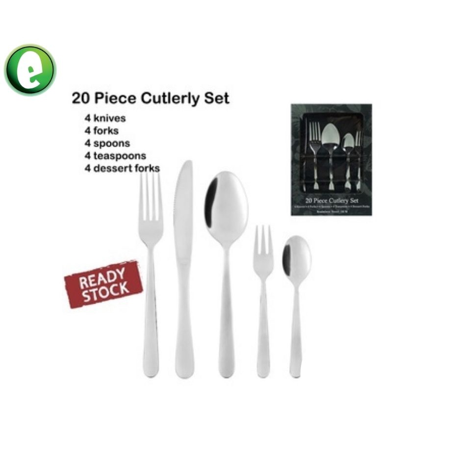 PANASONIC Stainless Steel Cutlery/ Utensil Set - 20 pcs (original ...